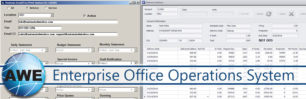 Enterprise Back Office System – Automated Wireless Environments Inc Enterprise Back Office System – Automated Wireless Environments Inc